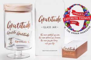 gratitude glass jar