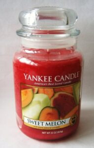 yankee candle sweet melon large jar candle 22 oz