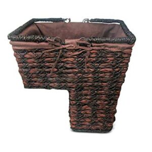 Trademark Innovations Storage Stair Basket Organizer Set with Handles and Fabric Liner