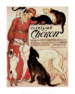 clinique cheron by théophile alexandre steinlen art print poster (16 x 20)