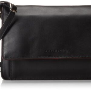 Derek Alexander EW Flap Organizer, Black/Red, One Size