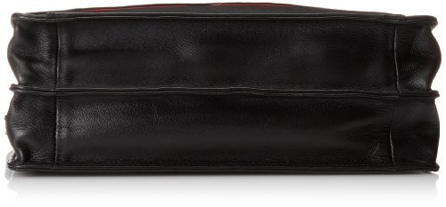 Derek Alexander EW Flap Organizer, Black/Red, One Size