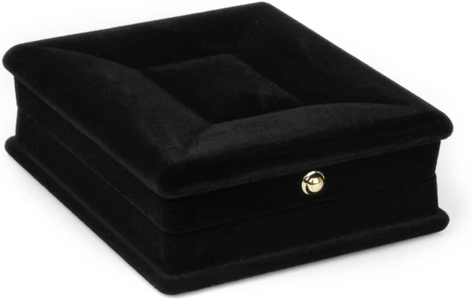 Parts Express Necklace Chain Jewelry Display Storage Box Gift Case Holder Organizer--Black