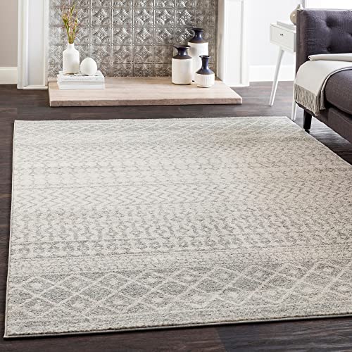 Artistic Weavers Chester Boho Moroccan Area Rug,7'10" Square,Grey