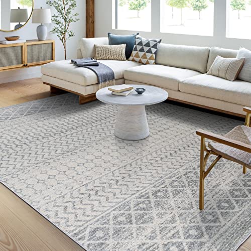 Artistic Weavers Chester Boho Moroccan Area Rug,10' x 14',Grey