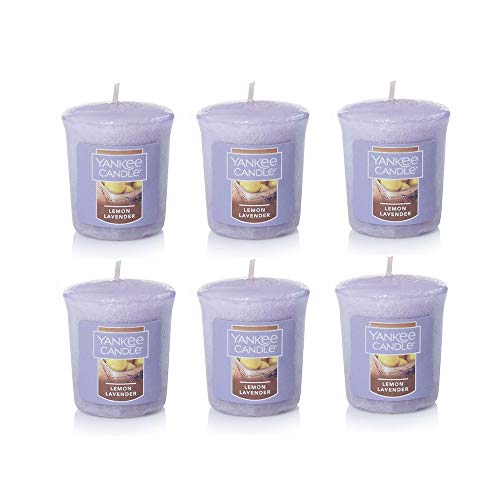 Yankee Candle Lot of 6 Lemon Lavender Votives