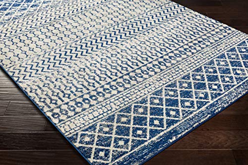 Artistic Weavers Chester Boho Moroccan Area Rug 7'10" x 10'3", Royal Blue