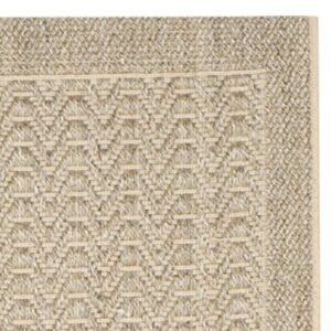 SAFAVIEH Palm Beach Collection 2' x 3' Desert Sand PAB321A Sisal & Jute Accent Rug