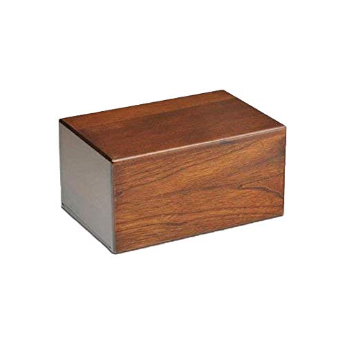 S.B.ARTS Wooden Urn Box for Human Ashes, Cremation Funeral Urns Box, Decorative Urns, Pet Memorial Urns, Cats Infant Adult Urn, Keepsake Burial Ash Box- Extra Small (Style1,5 x 3 x 2.25 inch)