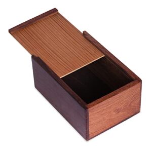 S.B.ARTS Wooden Urn Box for Human Ashes, Cremation Funeral Urns Box, Decorative Urns, Pet Memorial Urns, Cats Infant Adult Urn, Keepsake Burial Ash Box- Extra Small (Style1,5 x 3 x 2.25 inch)