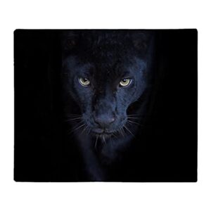 cafepress black panther throw blanket super soft fleece plush throw blanket, 60″x50″