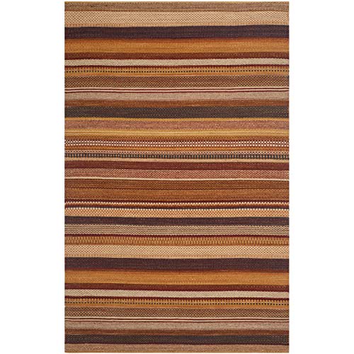 SAFAVIEH Kilim Collection 8' x 10' Rust KLM951B Handmade Flatweave Wool Area Rug