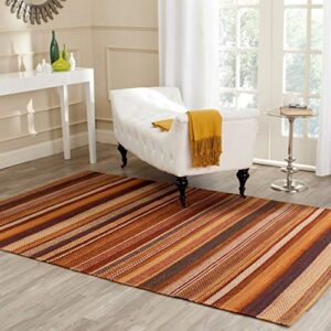 SAFAVIEH Kilim Collection 8' x 10' Rust KLM951B Handmade Flatweave Wool Area Rug