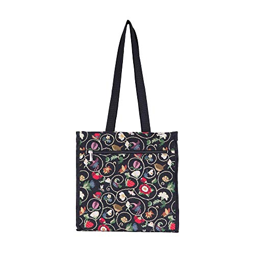 Signare Tapestry Shoulder Bag Shopping Bag for Women with Jacobean Dream Design