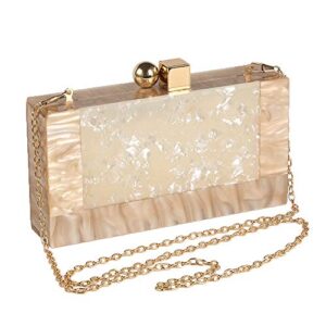 menurra women acrylic evening clutch bag glitter marble purse handbag for wedding cocktail party prom