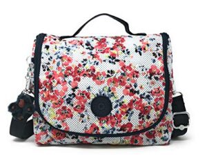 kipling kichirou, black, one size (busy blossoms, one size)