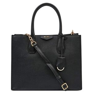 nine west tote, black