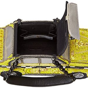 Mary Frances Women's Taxi Clutch Shoulder Handbag, Yellow, One Size