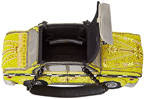 Mary Frances Women's Taxi Clutch Shoulder Handbag, Yellow, One Size