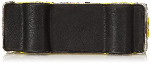 Mary Frances Women's Taxi Clutch Shoulder Handbag, Yellow, One Size