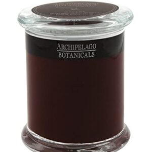 Archipelago Botanicals Havana Glass Jar Candle | Bergamot, Ylang Ylang, and Tobacco Flower | Hand-Poured Premium Wax and Lead-Free Wicks | Burns Approx. 60 Hours (8.6 oz)