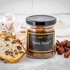 Deez Nutz- Hazelnut Vanilla- the Candle Daddy- 6 Ounce- 40 Hour Burn- Poured in Small Batches in USA