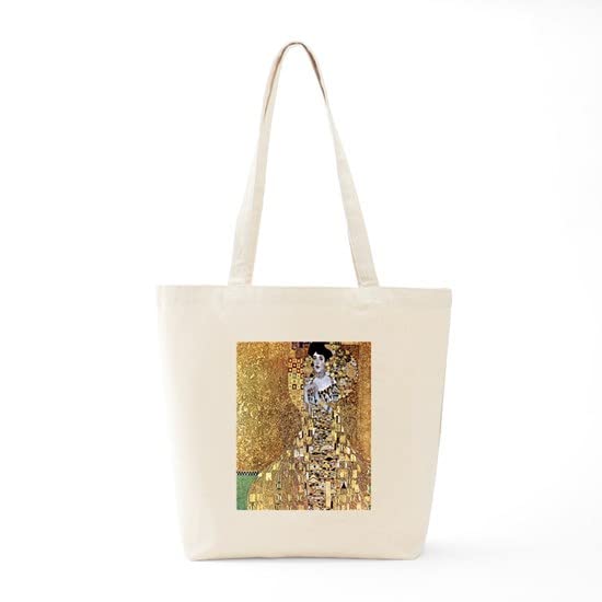 CafePress Adele Gustav Klimt Tote-Bag Natural Canvas Tote-Bag,Shopping-Bag