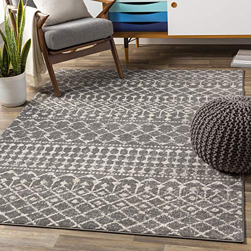 Artistic Weavers Elsie Area Rug, 6'7" x 9', Medium Gray, 6 ft (7 in) x 9 ft