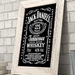 Jack Daniels Whiskey Label- Wall Art Sign- 8 x 10"- Genuine Replica Print-Ready to Frame. Home Décor- Dining Décor. A Must For Tennessee Bourbon Whiskey Fans. Perfect Addition To Man Cave- Dorm-Bar.