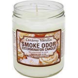 Smoke Odor Exterminator 13 oz Jar Candles Creamy Vanilla, (3)