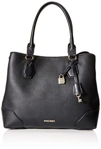 nine west shoulder, black