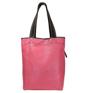 Chala Elephant Everyday Tote Shoulder Bag Handbag Purse Dark Pink