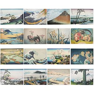 The Gifted Stationery Katsushika Hokusai Posters (13 x 19 In, 20 Pack)