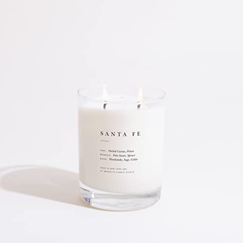 Brooklyn Candle Studio Santa Fe Escapist Candle | Luxury Scented Candle, Vegan Soy Wax, Hand Poured in The USA | 70 Hour Slow Burn Time | 13 oz