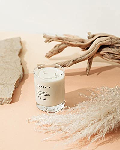 Brooklyn Candle Studio Santa Fe Escapist Candle | Luxury Scented Candle, Vegan Soy Wax, Hand Poured in The USA | 70 Hour Slow Burn Time | 13 oz