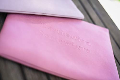 Commuter Clutch - All in One Travel & Everyday Clutch Handbag that Charges Your Phone - Great For Travel & Everyday Use (Blush)