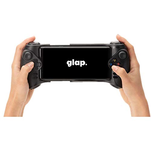 glap Play p/1 Dual Shock Wireless Game Controller for Android and Windows. Mobile Gamepad Black with 4 Paddles.