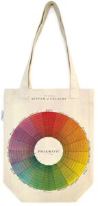 cavallini papers & co., inc. color wheel tote bag