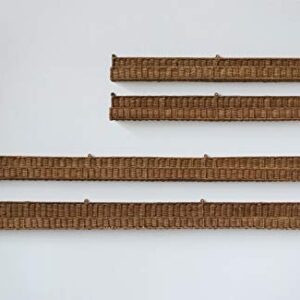 Creative Co-Op Handwoven Rattan Wall Shelf