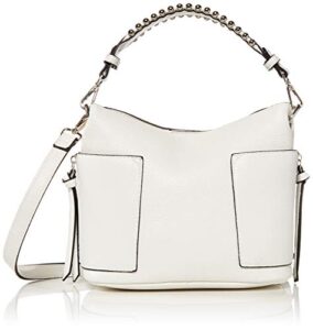 steve madden womens sammy bucket bag white, white, one size us