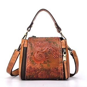 small cross body tote purse handbag for women natural skin luxury ladies messenger shoulder top handle genuine leather bags