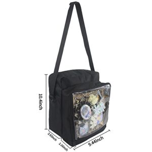 Ita Bag Crossbody Itabags Shoulder Bag Purse Anime Decorable Clear Bag(Black)