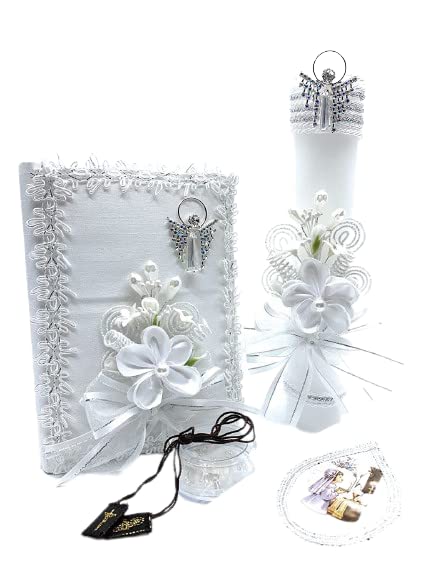 First Communion Candle Set for a Girl