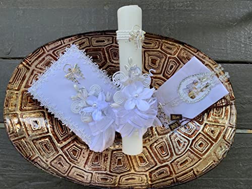 First Communion Candle Set for a Girl