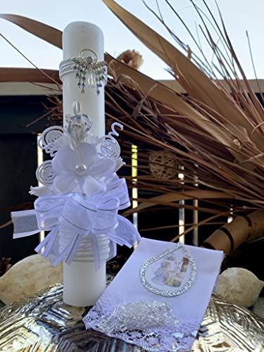 First Communion Candle Set for a Girl