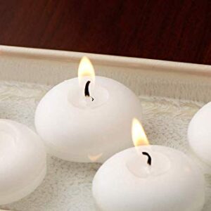 CandleNScent Unscented Floating Candles | 3 Inch - Fits in 3 Inch Vase and Above | White| Floats On Water | Pack of 3