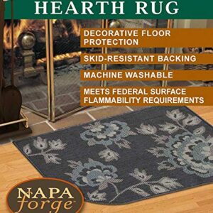 Pilgrim Home and Hearth Pilgrim Fireplace Hearth Rug, 35" x 22", Beautiful