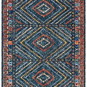 SAFAVIEH Aspen Collection 2' x 3' Rust / Green APN815P Handmade Boho Wool Accent Rug