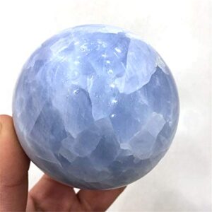 1pc 60mm - 70mm Natural Aquamarine Crystal Sphere Balls Beautiful Kyanite Crystal Ball for Decorative