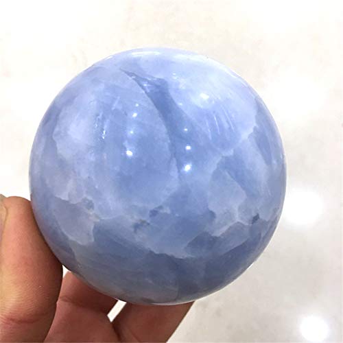 1pc 60mm - 70mm Natural Aquamarine Crystal Sphere Balls Beautiful Kyanite Crystal Ball for Decorative